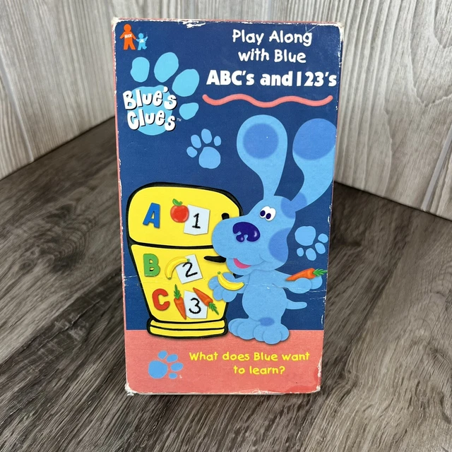 BLUES CLUES - ABCs and 123s (VHS, 1999) Nick JR £10.18 - PicClick UK