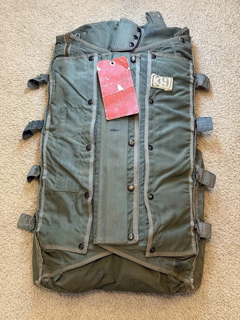 US MILITARY VIETNAM Era Fighter Pilot Parachute Pack 1962 Vintage (No ...