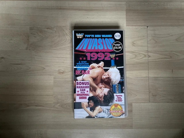 WWE / WWF Invasion 1992 VHS - Rare £5.00 - PicClick UK