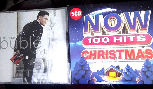 NOW 100 hits Christmas & MICHAEL BUBLE CHRISTMAS bonus edtn 6 cd set ...