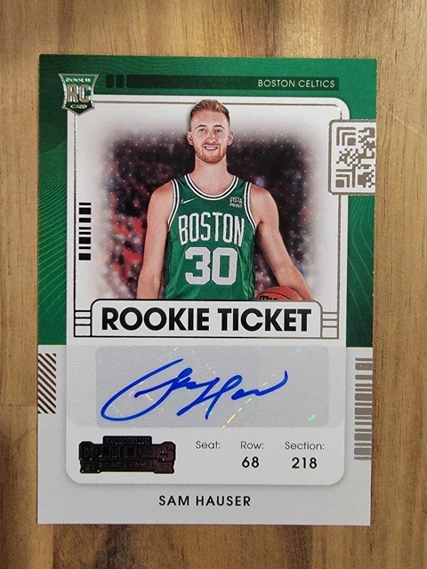 2021 CONTENDERS SAM Hauser biglietto rookie auto #163 - Boston Celtics ...