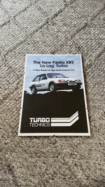 FORD FIESTA MK2 XR2 Turbo Technics Poster £31.92 - PicClick UK