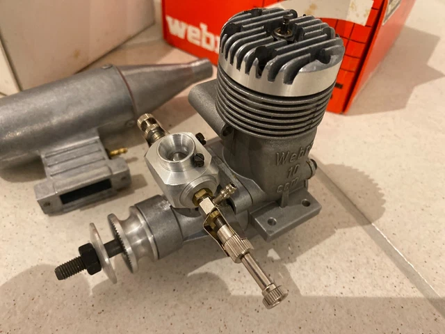 RARITÄT 2T MODELLMOTOR Webra Blackhead 61 RC mit Vergaser und ...