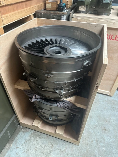 TORNADO AIRCRAFT RB199 Jet Engine Front Fan Section £1,800.00 - PicClick UK