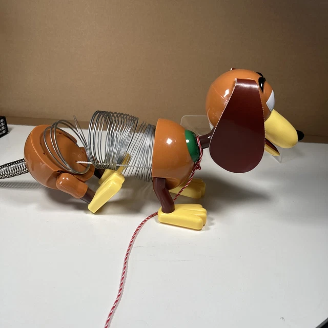 DISNEY PIXAR TOY Story Slinky Dog Pull Along Toy On Wheels £11.99 ...