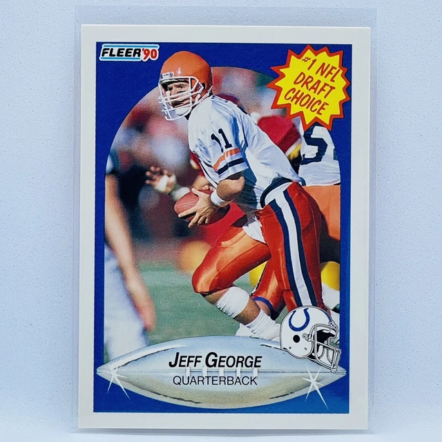 CARTE RECRUE JEFF George RC Indianapolis Colts 1990 Fleer #347 EUR 1,82 ...