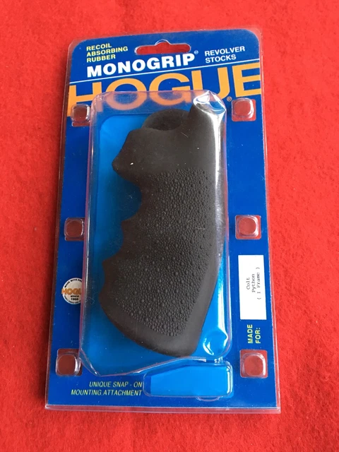 HOGUE COLT PYTHON I-Frame Revolver Black Rubber Monogrip-New In Package ...
