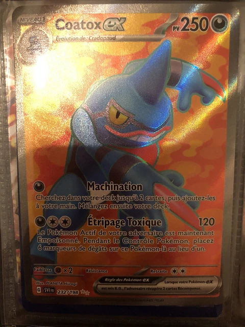 CARTE POKEMON COATOX 232/198 EX FA Secrète EV1 Ecarlate et Violet SV1 FR NEUF EUR 9,90 - PicClick FR