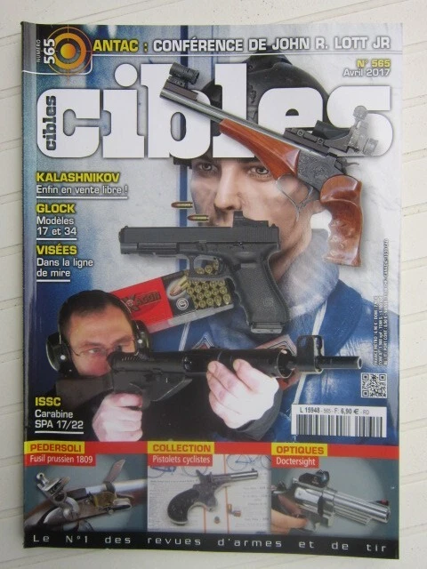 CIBLES N° 565 /Kalashnikov/ Glock 17 , 34/Carabine SPA 17/22 / fusil ...