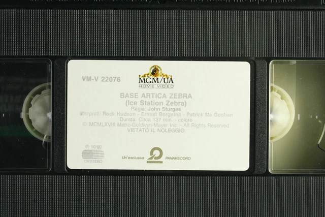 ZEBRA BASE METRO-GOLDWYN Mayer Mgm Gallery Vhs Ediz Italiana Ml3 76495 ...