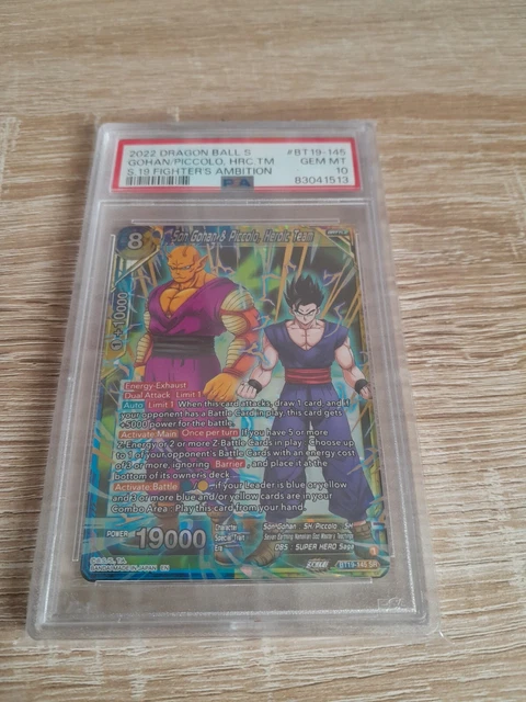 SON GOHAN & Piccolo, Heroic Team (BT19-145SR) - Dragon Ball Super Psa10 £30.00 - PicClick UK