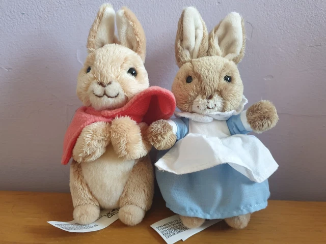 BEATRIX POTTER MRS Rabbit Peter Rabbit Official Gund Plush Soft Toy And ...