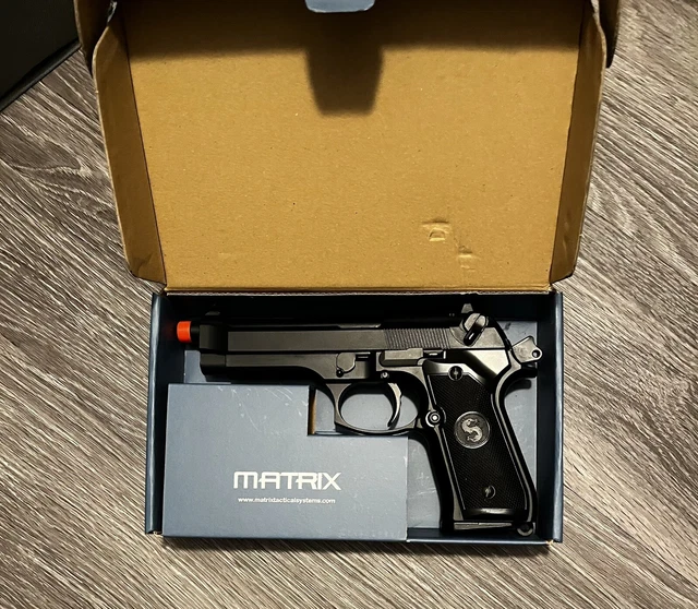 MATRIX ELITE M9 Gas Blowback Airsoft GBB Pistol $57.00 - PicClick