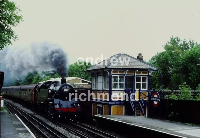 EX BR STANDARD 4MT 2-6-4T 80079 1994 Collection of 12 Original 35mm ...