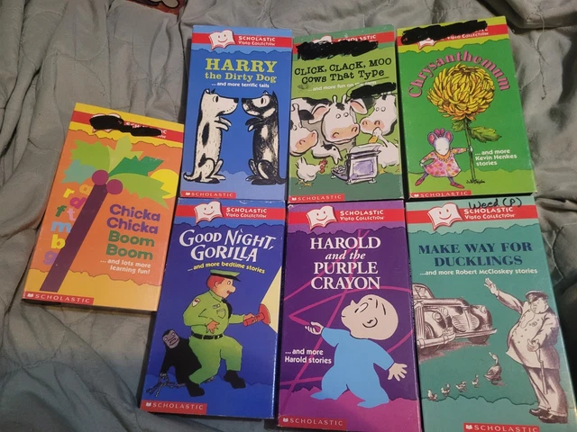 SCHOLASTIC VIDEO COLLECTION VHS Lot Cartoon 7 Tapes £23.02 - PicClick UK