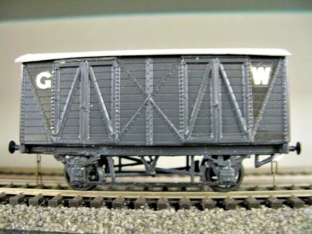 OO GAUGE FINESCALE Kit Built Colin Ashby 4/16 Gwr Fish Van Brass Sca ...
