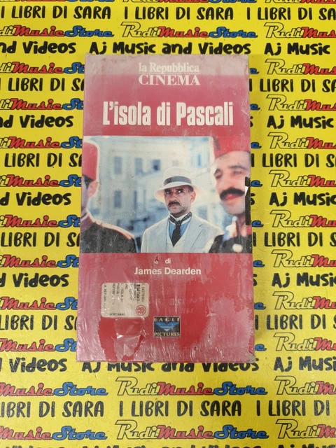 VHS FILM L'ISOLA DE PASCALI James Dearden Ben Kingsley REPUBBLICA ...