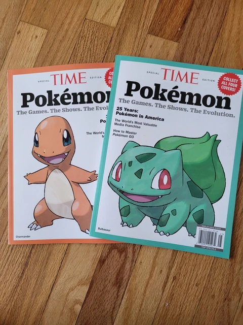2024 TIME MAGAZINE POKEMON GAMES Shows EVOLUTION Both Covers SPECIAL ...