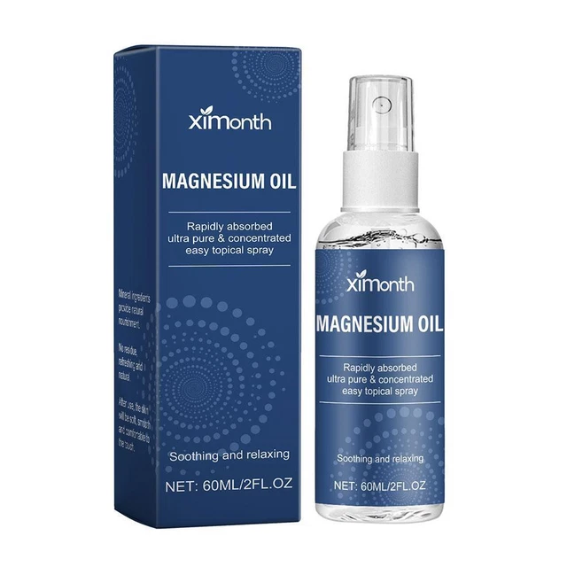 PURE MAGNESIUM OIL Spray -100% Pure Spray Natural Magnesium Oil Spray ...