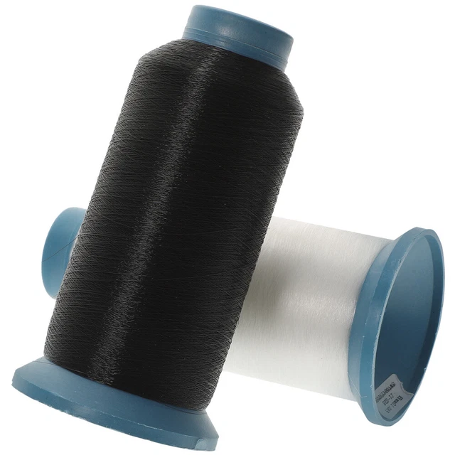 2 ROLLS TRANSPARENT sewing threads Transparent Sewing Threads Hair ...