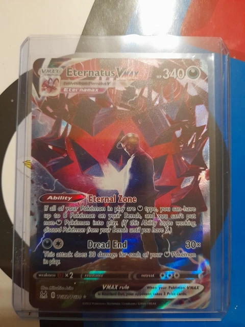 POKÉMON TCG ETERNATUS VMAX Lost Origin Trainer Gallery TG22/TG30 Holo ...