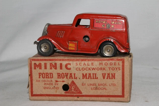 1930'S TRIANG MINIC Ford Royal Mail Van with Original Box $186.20 ...