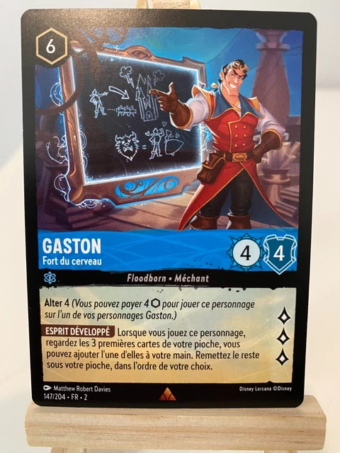 CARTE LORCANA GASTON 147/204 Rare Disney Chapitre 2 FR NEUF EUR 2,00 - PicClick FR