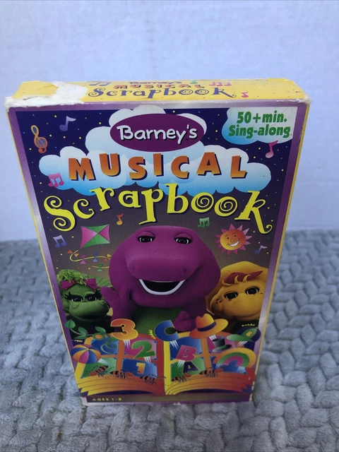 Barney Barneys Musical Scrapbook Vhs 1997 548 Picclick Ca