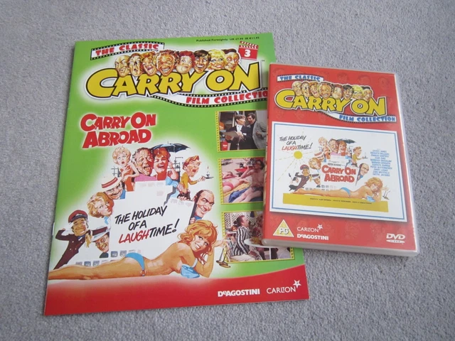 CLASSIC CARRY ON film collection ,Carry on abroad film magazine + DVD ...