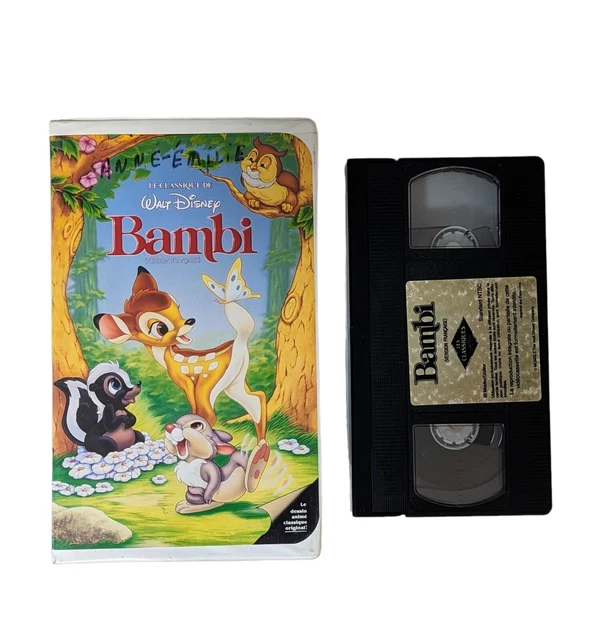 BAMBI FIRST EDITION? VHS ** Walt Disney FRENCH Rare / L@@K $16.99 ...