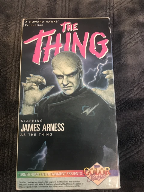 THE THING VHS Horror Sci-Fi James Arness Howard Hawks RKO Color Classic ...