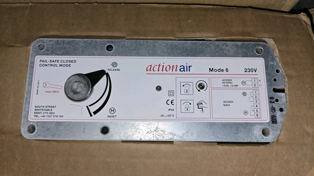 ACTIONAIR MODE 6 230v Smoke Shield Actuator RAM2-AA-230-1 for Smoke ...