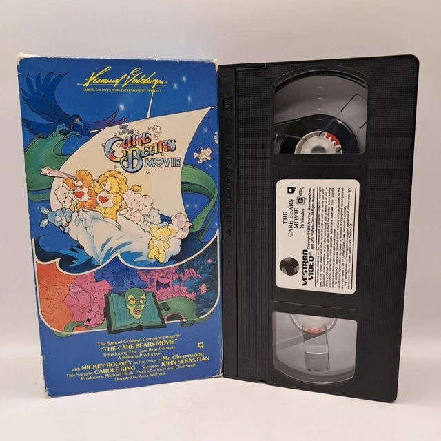 THE CARE BEARS Movie (VHS, 1985) Vestron Video Animated Goldwyn Cartoon ...