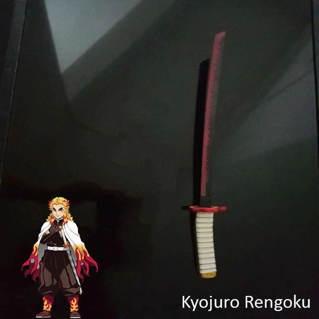 15& DEMON SLAYER Kimetsu no Yaiba Kyojuro Rengoku Nichirin Blades Mini ...