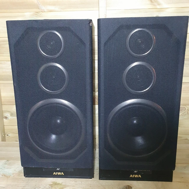 AIWA SX-E91 BLACK 150W Magnetic Shield 3-Way High End Bass Reflex ...