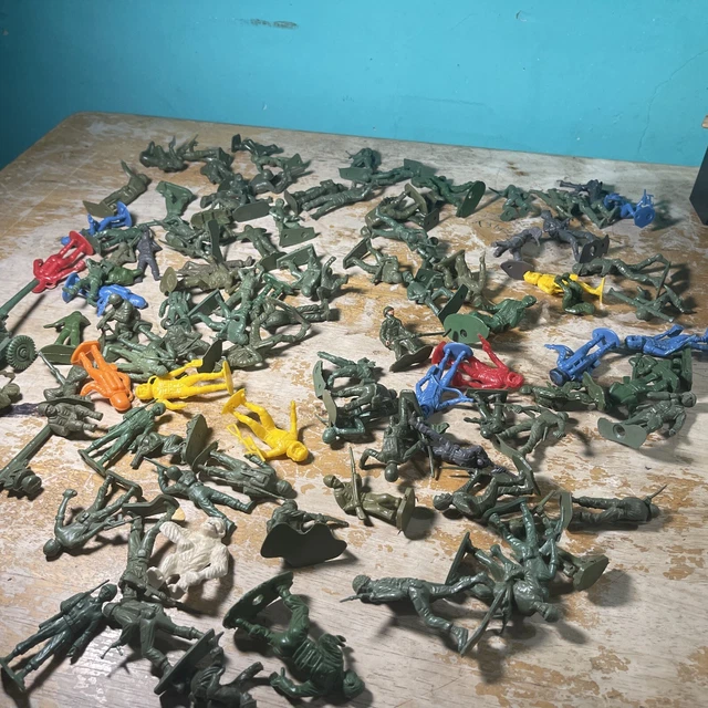 VINTAGE 1950S/60S ARMY Soldiers Toy Plastic Men, MPC , Marx $25.00 ...