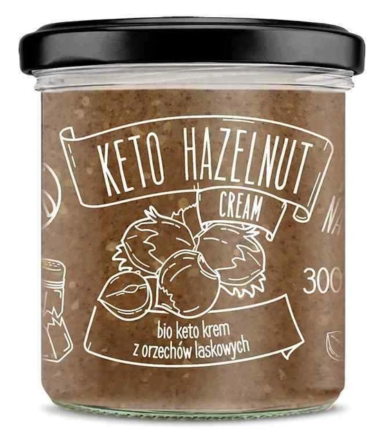 KETO HAZELNUT CREAM with mtc oil BIO 300 g £28.50 - PicClick UK