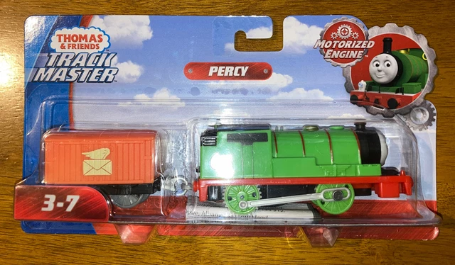 FISHER-PRICE ~ THOMAS The Train ~ TrackMaster PERCY ~ Motorized Engine ...