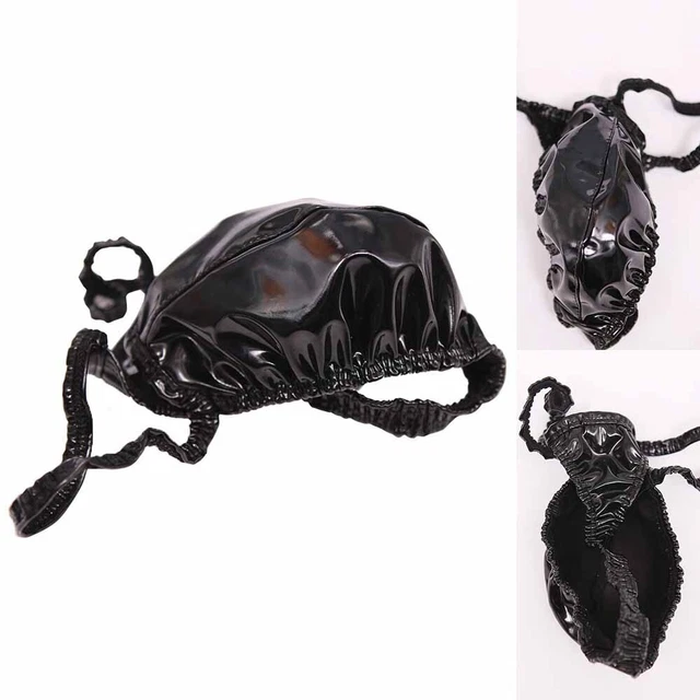 SLIPS STRING STRING respirants LowRise G en cuir PU sensuel pour hommes ...