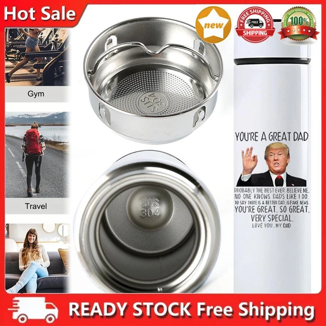 500ML DONALD TRUMP Vacuum Flask 304 Stainless Steel for Outdoor Camping ...