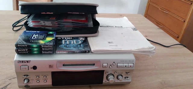 PLATINE MINIDISC DESK Hi-Fi: Sony MDS-S39 + lot de miniCD. EUR 150,00 ...