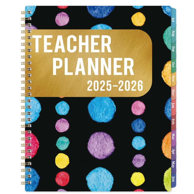 2025-2026 TEACHER PLANNER - Teacher Lesson Planner 2025-2026, Weekly ...