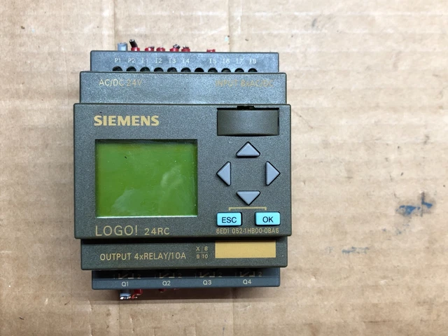SIEMENS LOGO! 24RC Logic Module 6ED1052-1HB00-0BA6 $60.00 - PicClick
