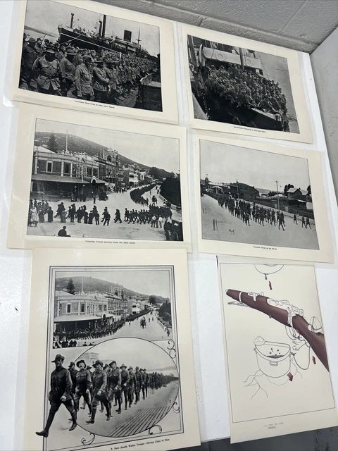 VINTAGE PHOTOGRAPH PHOTO From Book Great War Ww1 Aif Anzac 303 Slouch ...