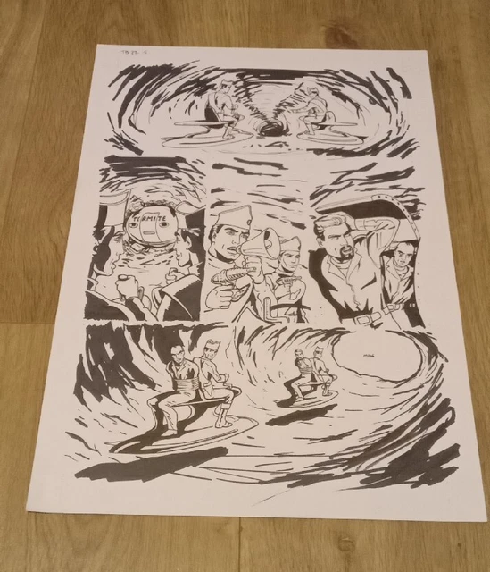 THUNDERBIRDS - ORIGINAL Comic Art, Lee Sullivan - Redan Comics £33.96 ...