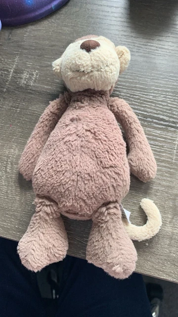 JELLYCAT SMALL BASHFUL Monkey Brown Soft Plush Toy 8" retired £15.08 ...