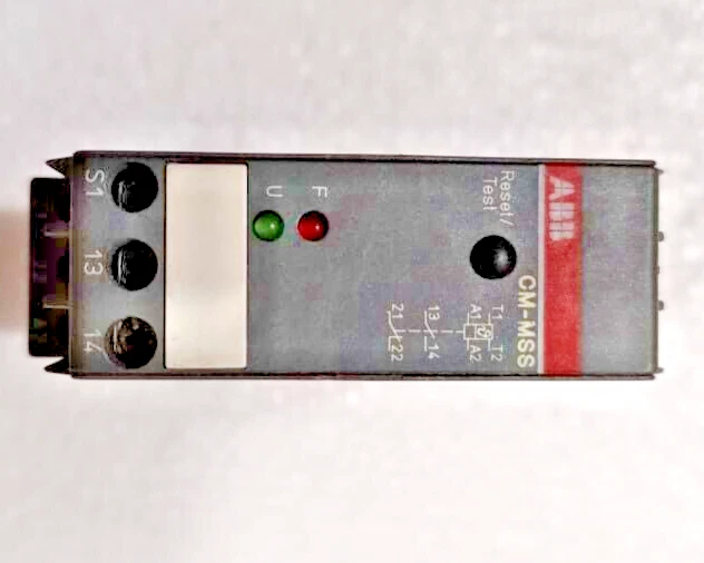 ABB CM-MMS 1SVR430811R1300 Thermistor Motor Protection Monitoring Relay ...