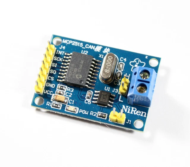 CAN-BUS MODULE, MCP2515, TJA1050, SPI, e.g. for Arduino Uno/Mega/Nano ...