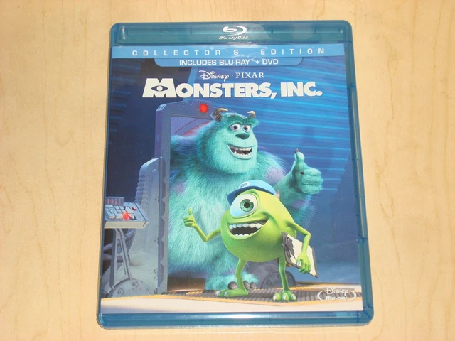 BLU-RAY - DISNEY-PIXAR - MONSTERS INC. COLLECTOR's Ed. - INCLUDES DVD ...