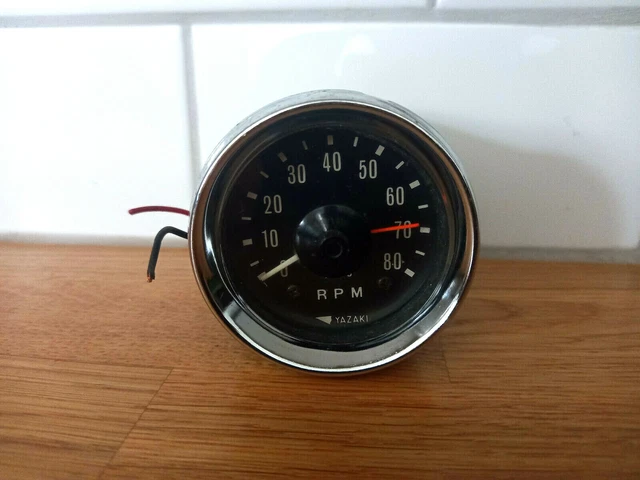 CLASSIC MINI 52MM Rev Counter Tacho Tachometer Yazaki Smiths BMC Mk1 ...